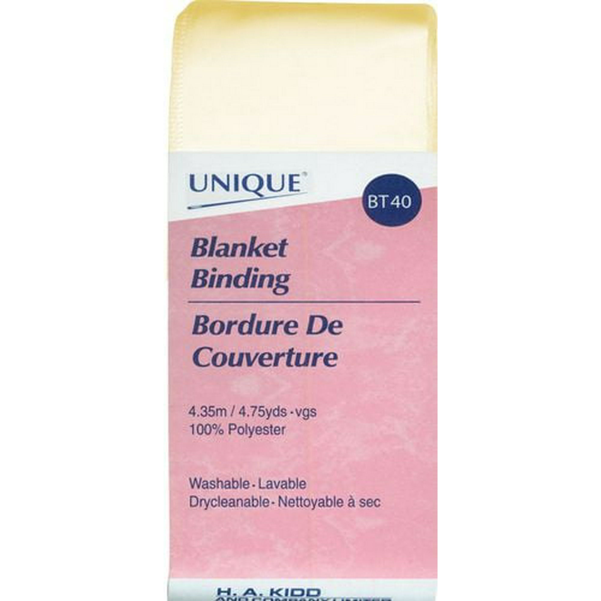 Click here for Unique Pretzels Unique Blanket Binding  White - 52... prices