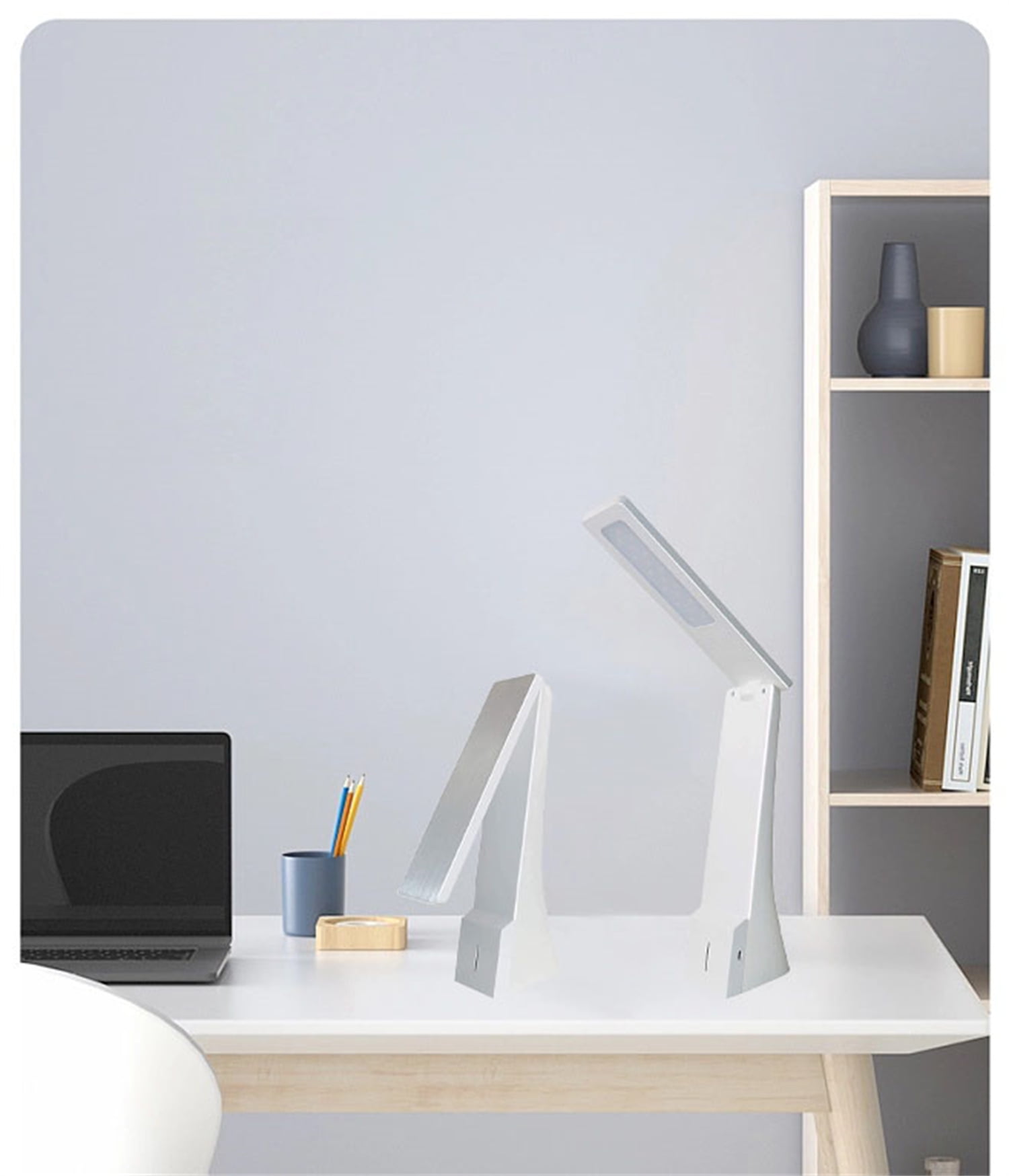 Portable LED table lamp, rechargeable LED lamp, 3 color modes, 3 ...