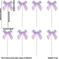 Bow Cupcake Toppers - Polyester Satin Ribbon, No Diy Required ...