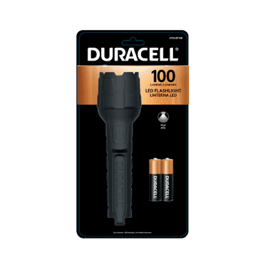 Duracell Heavy Duty Rubber Flashlight Combo Pack -100 & 80 Lumen ...