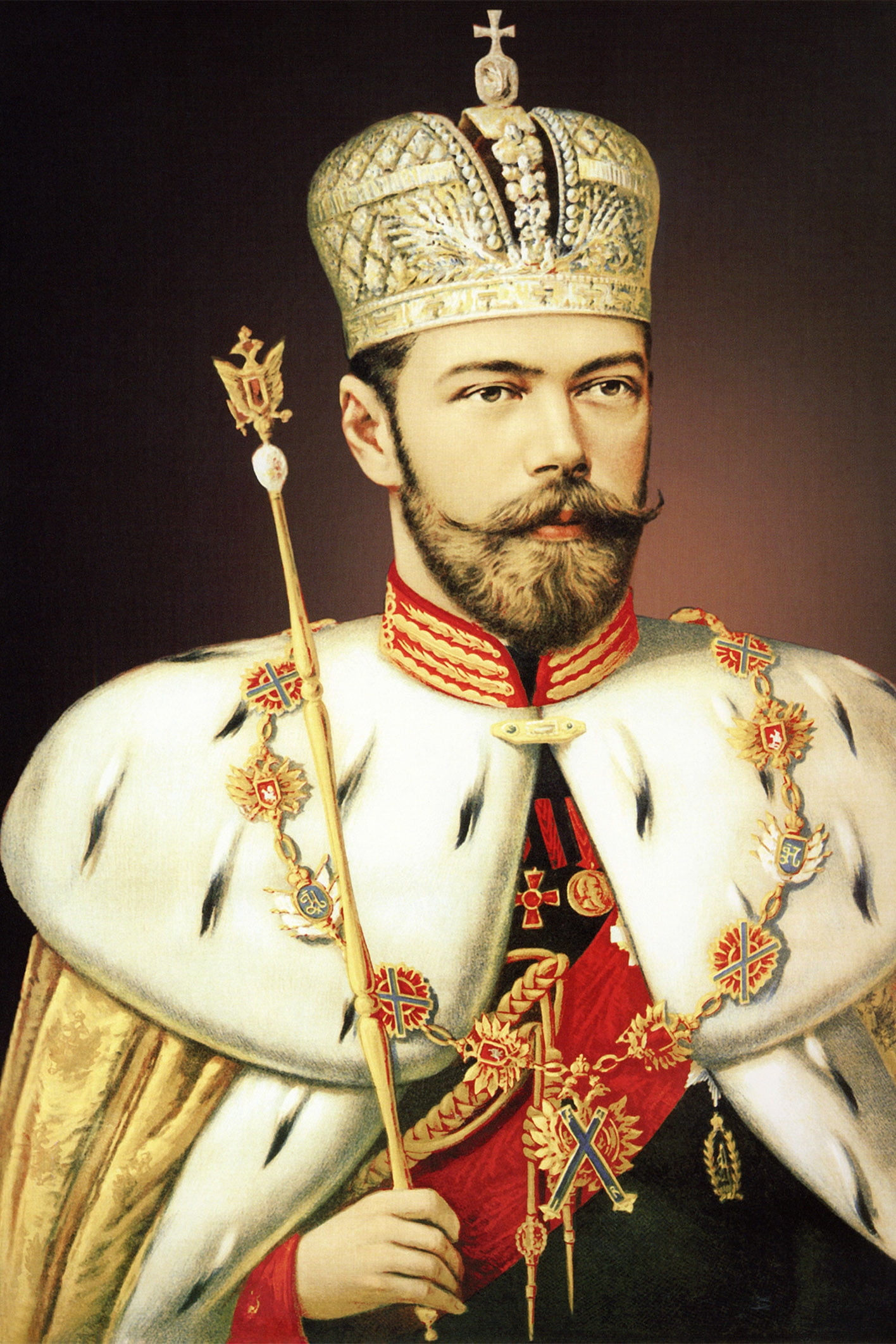 24x36 gallery poster, Tsar Nicholas II of Russia in coronation robe ...