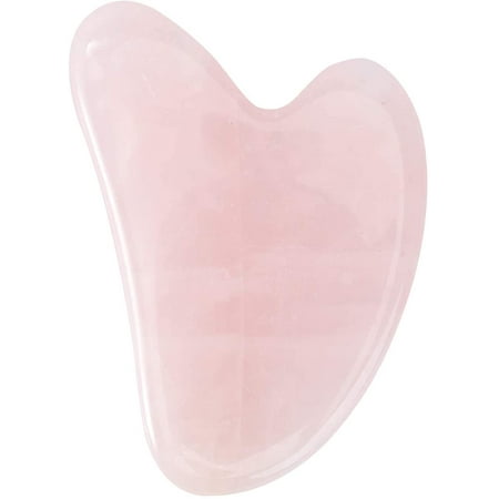 Rosenice Authentic Gua Sha Facial Tool, Asian Guasha Stone Rose Quartz Gua Sha Massage Tool A ...