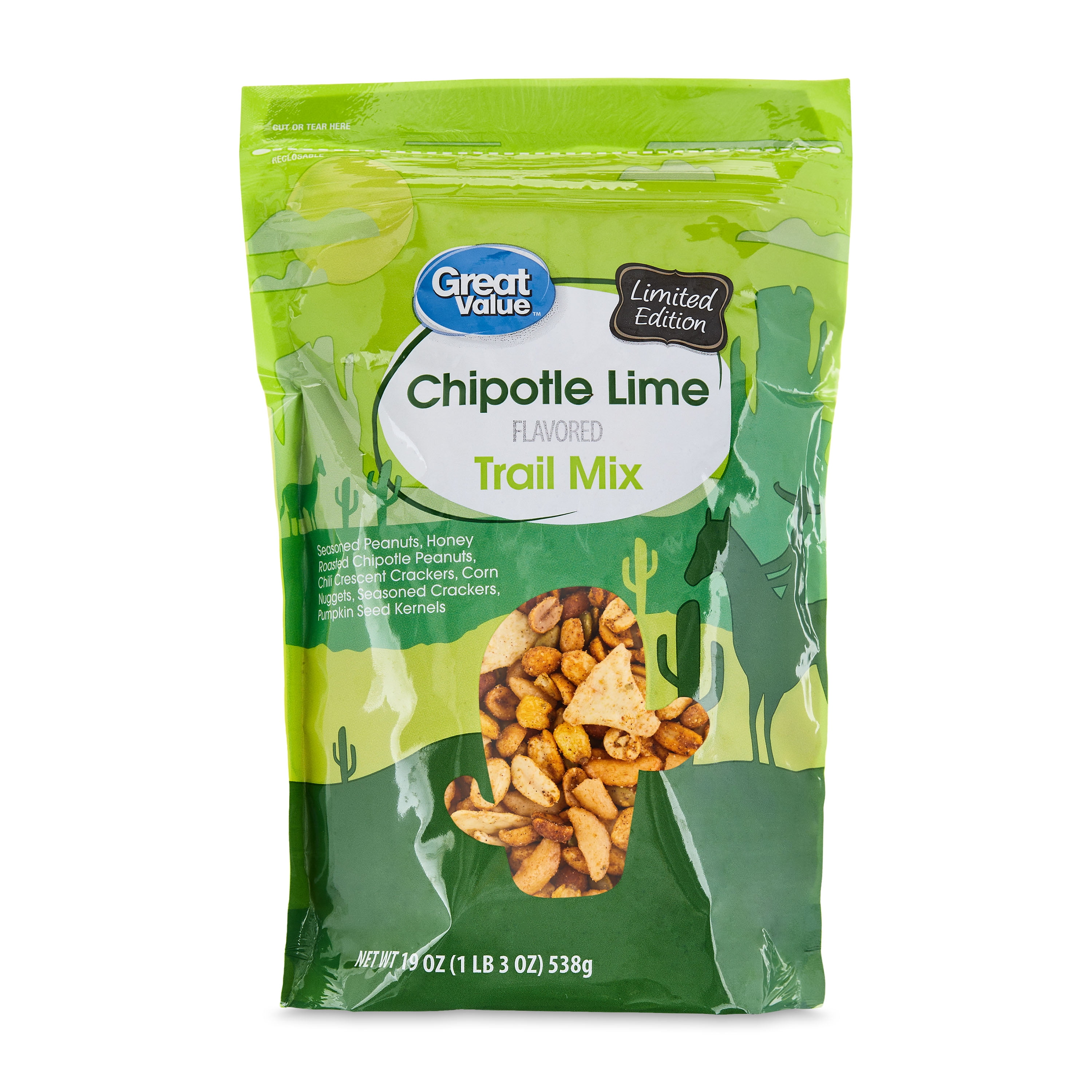 Great Value Chipotle Lime Flavored Trail Mix, 19 oz - Walmart.com