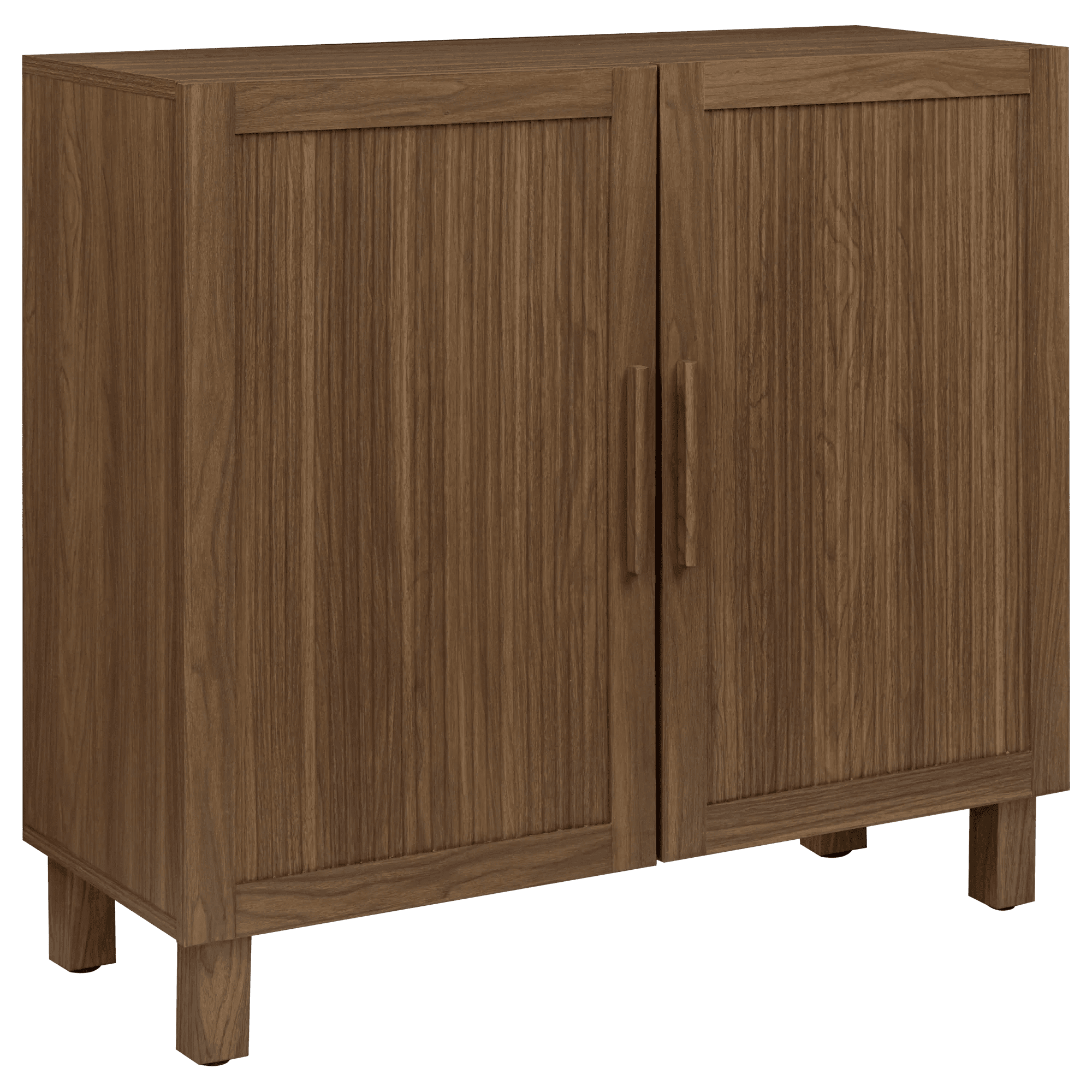 Click here for Bouclair Ribbed Door Walnut Veneer Buffet prices