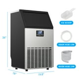 ADVWIN Commercial Crescent Ice Maker, 100 lbs/Day, Under Counter or ...