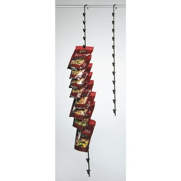 26 Clip Strip Counter Top Wire Display Stand, 2 Strand Potato Chip ...