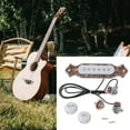 6-string Single Coil Magnetic Acoustic Guitar Soundhole Pickup with ...