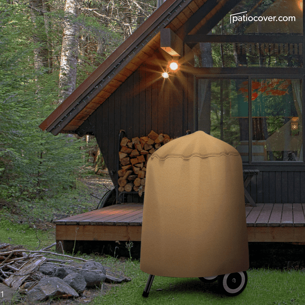 Patio Waterproof - Outdoor Patio Round Grill Cover Washable - Heavy ...