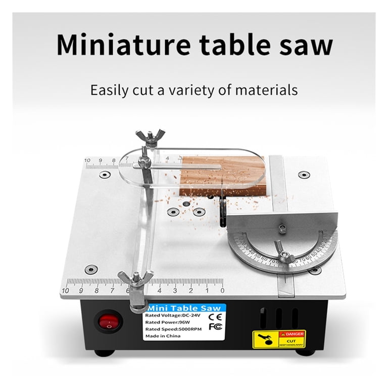 Miniature Table Saw Mini Electric Table Saw DIY Bench Saw Circular ...