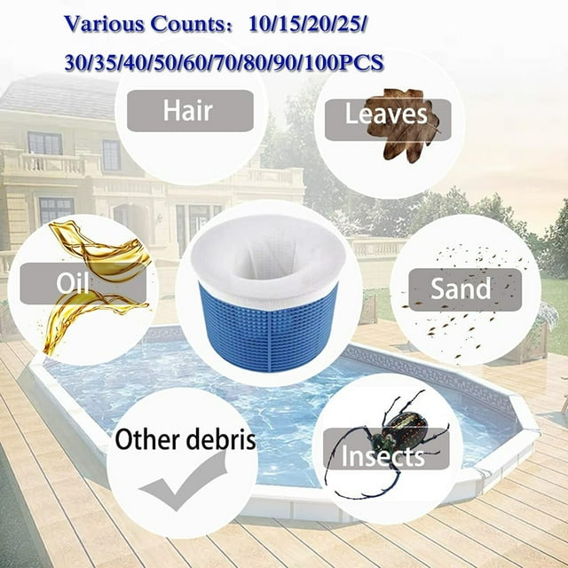 Pool Separator Socks, Ultra-fine Mesh Filter Sock Mesh for Separator ...
