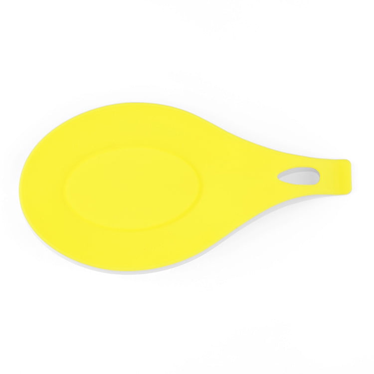 Silicone soup spoon pad spatula European spoon mat shelf spoon pad ...