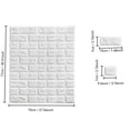 PeelandStick Wall Tiles, 3D Foam Padded, Vermilion, Kitchen Backsplash ...