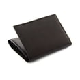 Men's Leather Trifold 6 Credit Card 3 ID Window Wallet Black Wallet 3 x ...