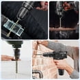 5 Piece Set of Four Flute Drill Bits - High Hardness Eccentric Twist ...