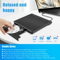 USB 3.0 External DVD CD ROM Disc Burner Drive Reader for Windows 8/10 ...