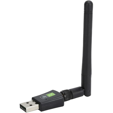 USB 2.0 WiFi Adapter Receiver, Wireless USB Hotspot 600Mbps 2.4Ghz+5Ghz ...