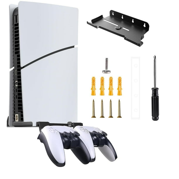Ps5 Slim Wall Mount, Sturdy Steel Ps5 Slim Wall Mount Stand For Ps5 ...