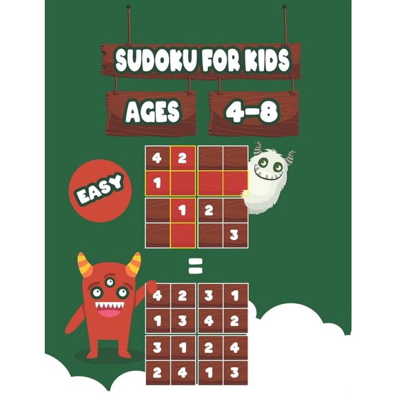 Sudoku for Kids 8-12: 240 Sudoku Puzzles for Children with Solutions ...