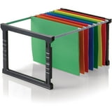 OfficeMate Plastic Hanging File Folder Frame, Adjustable to Letter and ...
