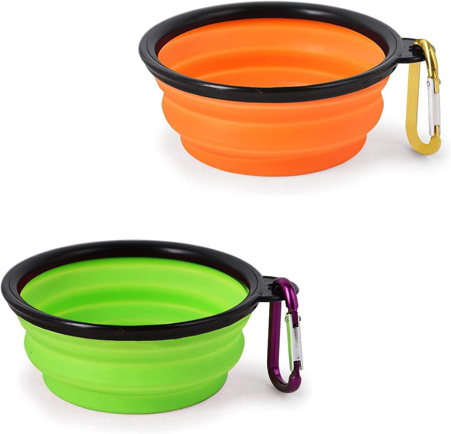 Collapsible Pet Bowl Silicone Pop-up Travel Bowl for Dog & Cat Bowls ...