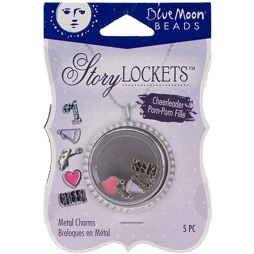 Blue Moon Story Lockets Metal Charm Assortment, 5pk - Walmart.com