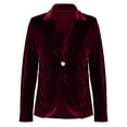 Xingpeng Nylon Blazer for Women Fall Long Sleeve Casual Comfort Stretch ...