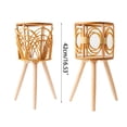 Rattan Plant Stand Indoor Woven Plant Pot Holder,Corner Plant Stand ...