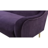 Sandy Wilson Home Corina Settee, Purple - Walmart.com