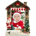 FINE PHOTO GIFTS 4 " x 6" Light Up Santa Claus Christmas Resin Picture ...