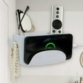 Ihhxva Multifunctional Storage Shelf with Hooks, Remote Control ...