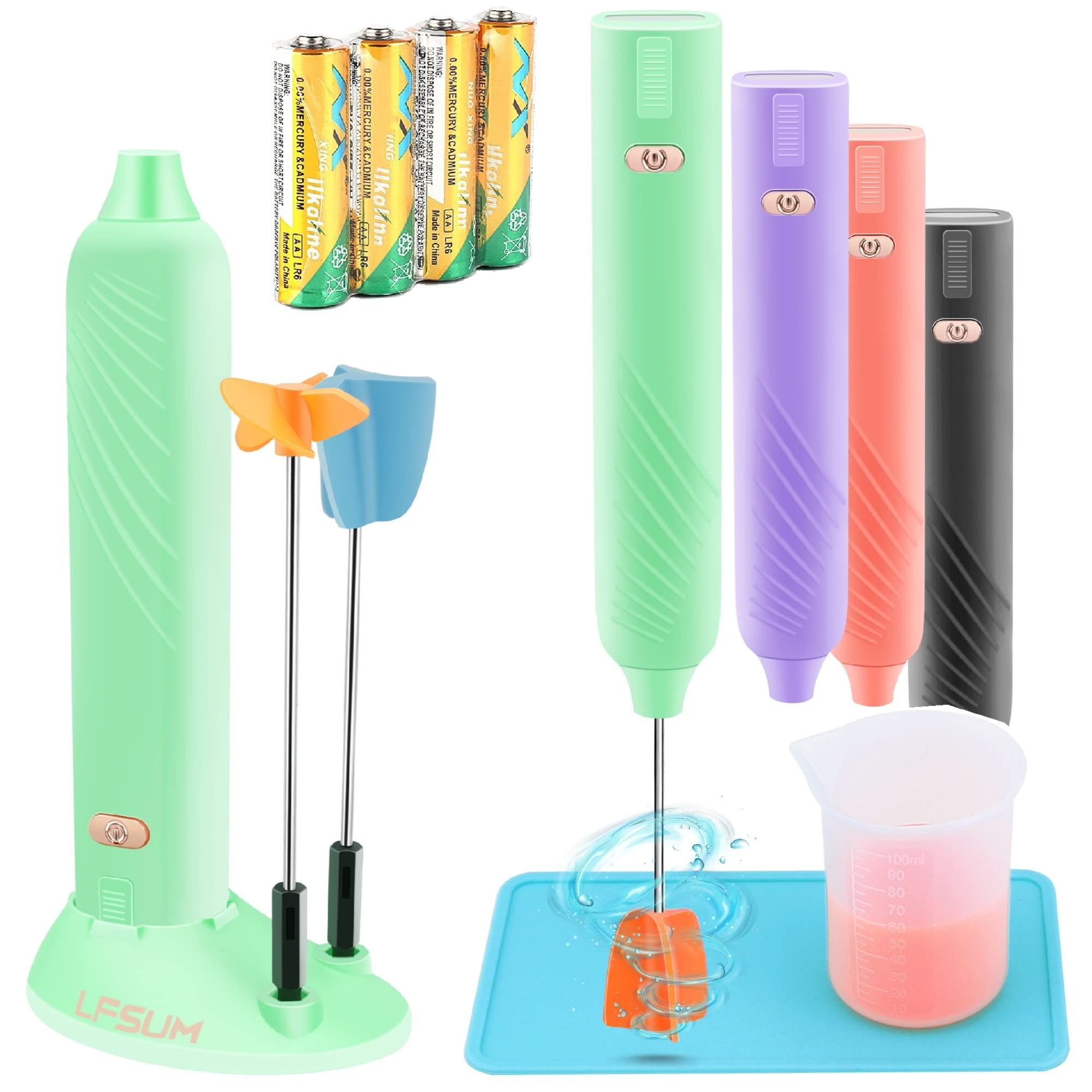 Electric Epoxy Resin Mixer,Handheld Resin Mixer for Minimizing Bubbles ...