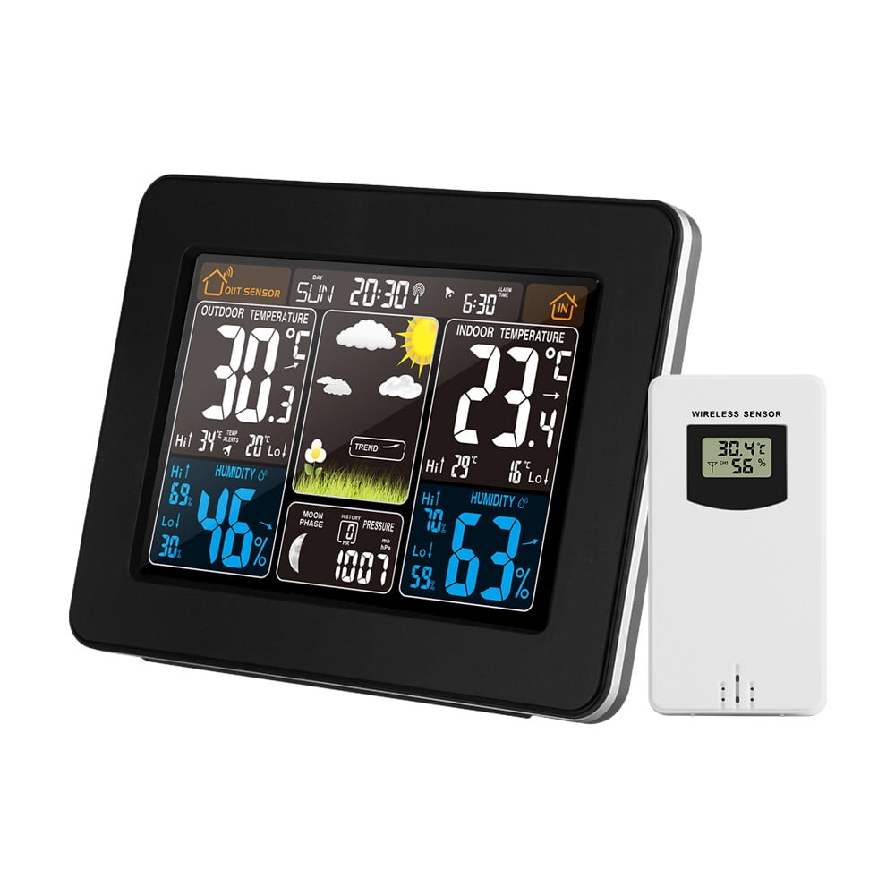 Click here for Meterk Color Weather Station Indoor/Outdoor Wirele... prices