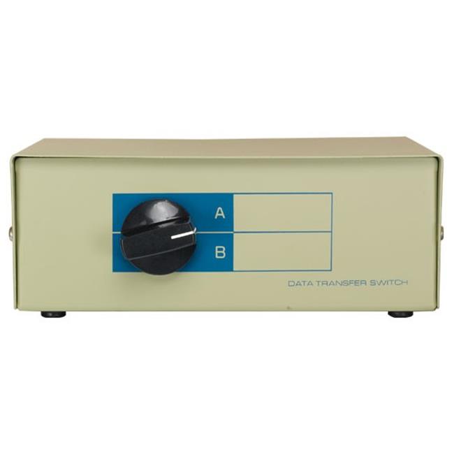 Cable Leader DB502-0002 2-Way DB9 Manual Data Switch Box, AB Male ...