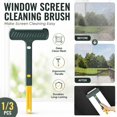 Agiufgs Window Screen Cleaner 3-Piece Set, Dual-Sided with Brush and ...