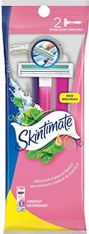 Schick 9315235 Slim Twin Disposable Double Blade Razors - Pack of 2 ...