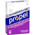 (3 pack) Propel Zero Sugar Electrolyte Drink Mix Powder, Grape, 0.08 oz, 10 Count Packets ...