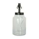 Mainstays Fillable Glass Jar Table Lamp Base, Black - Walmart.com