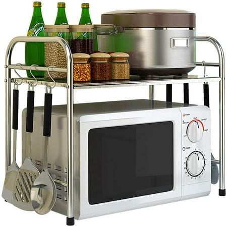 Kitchen Storage Rack/Microwave Oven Shelf/Stainless Steel/Oven Rack ...