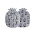 JuDWoC Pineapple Ice Cube Silicone Mold 12 Cavity Pudding Pan 7.64 Inch ...