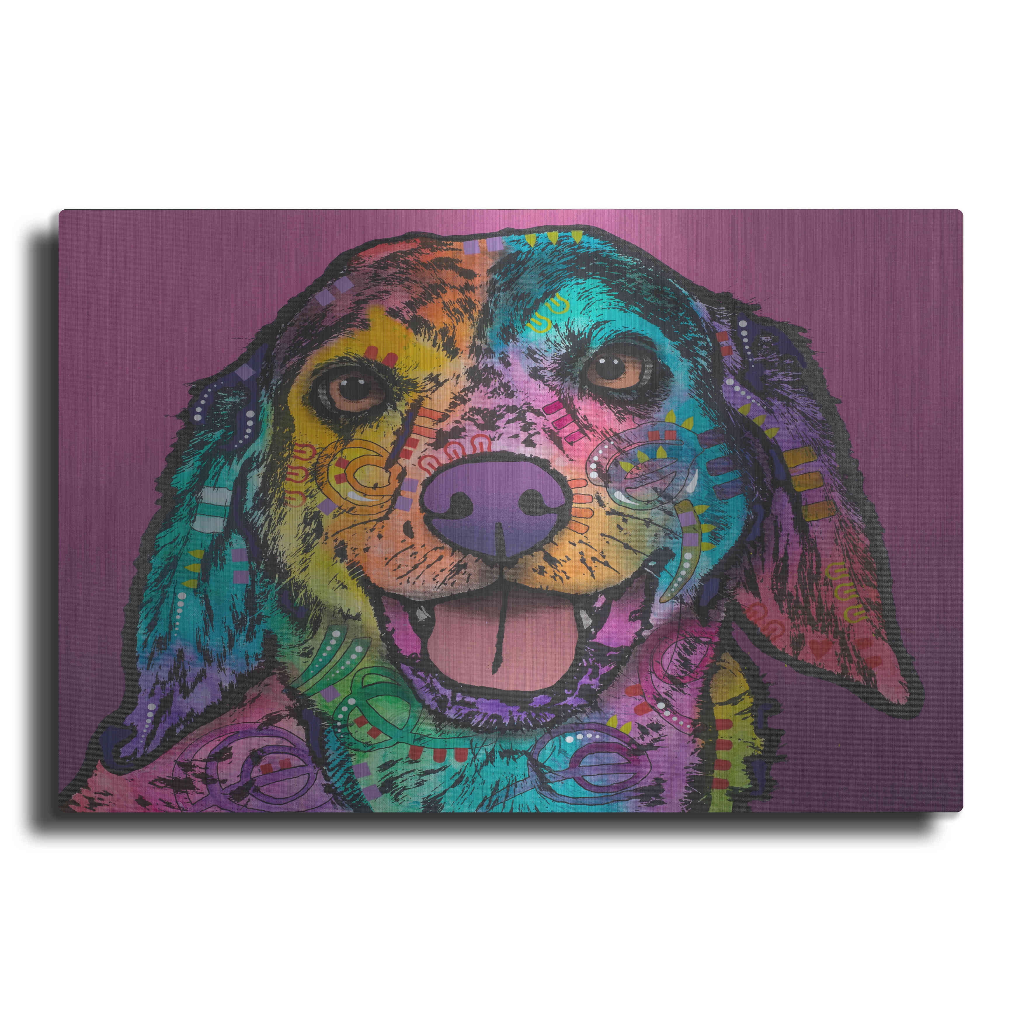Luxe Metal Art 'Jasper ' by Dean Russo, Metal Wall Art, 36"x24 ...