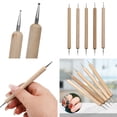 5 Pcs Pottery Tool Clay Sculpting Modelling Tool Nails Art Pen Dotting ...