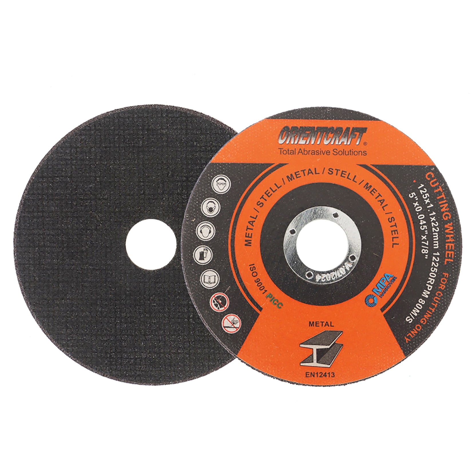 10 Pack 5" Grinding Cutting Disc Cut-Off Wheels for Angle Grinder ...