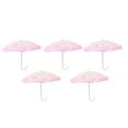5pcs Mini Scene Umbrella Miniature Lace Parasol Crafts DIY Decoration ...