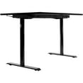 Arozzi Arena Leggero Gaming Desk with Full Surface Mousepad - Black ...