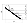 MTB Supply 746695362190 Steel Stair Riser 4 Step - Pack of 2 - Walmart.com