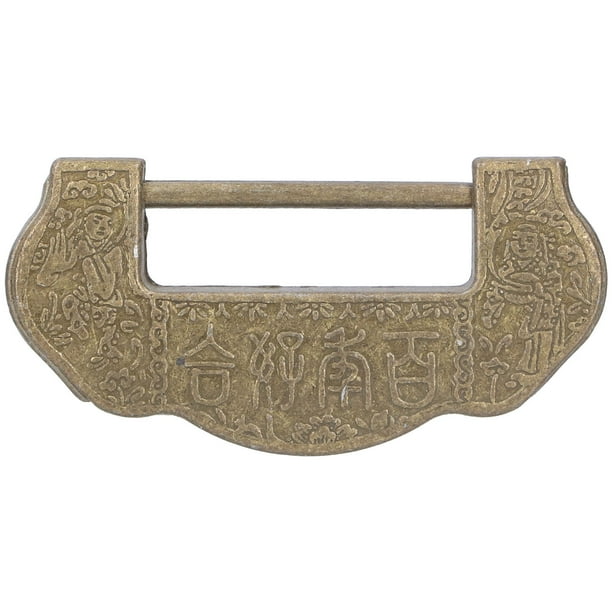 , Vintage Lock Key Set Door Lock Anti-Rust Antique Chinese With Copper ...