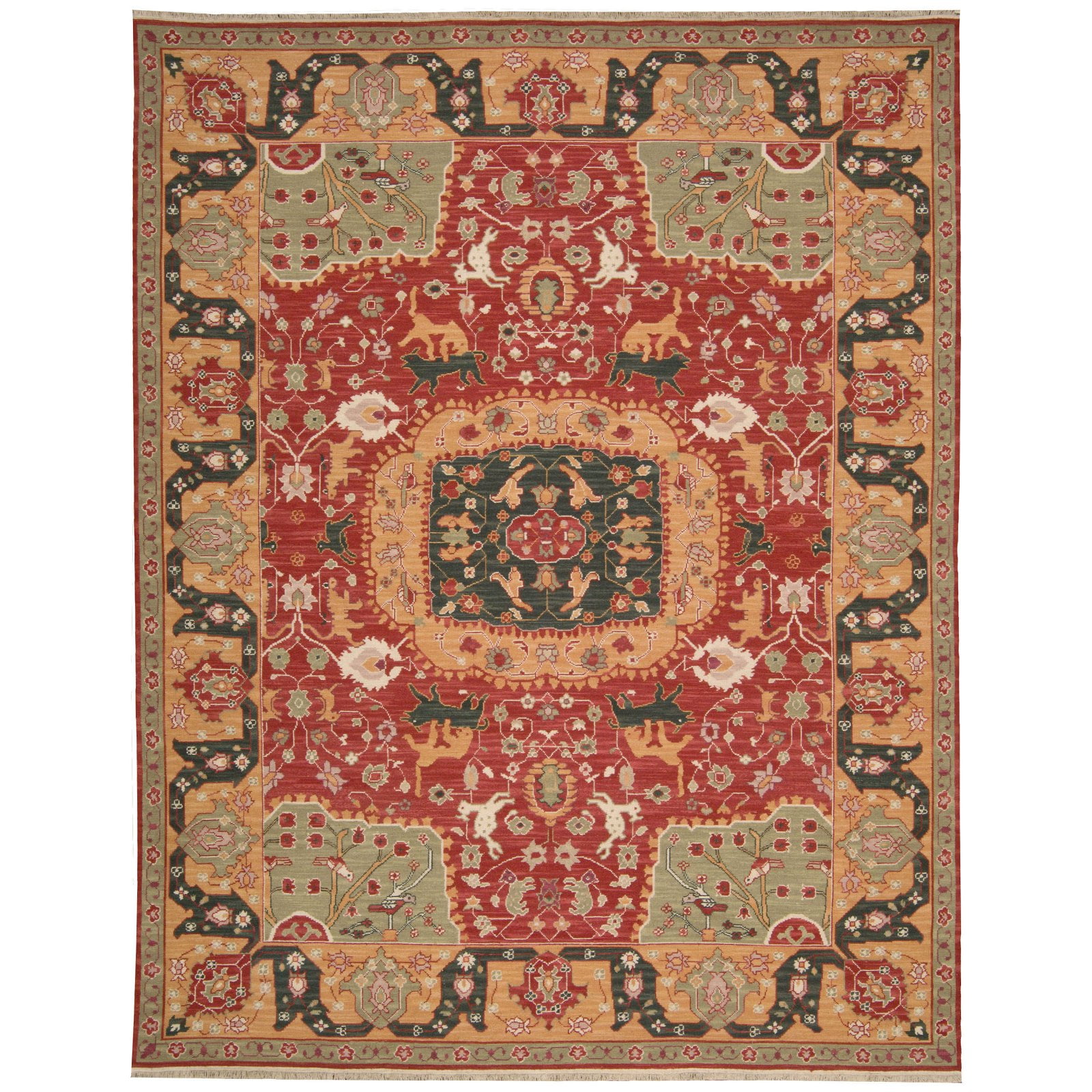 Nourison Nourmak SK63 Agra Red Oriental Rug - Walmart.com