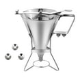 CUTICATE Pancake Batter Dispenser Batter Funnel Stainless Steel ...