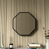 Ozarke Illuminated 3D Octagon Infinity LED Wall Mirror with RGB Color ...