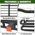 1AUTODEPOT Hitch Cargo Carrier Rack 500 lbs Capacity Heavy Duty 53"x19 ...